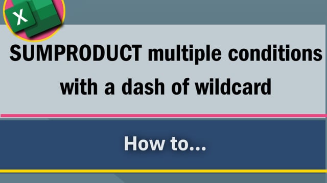 Using Sumproduct With Multiple Conditions In Excel Computer Tutoring