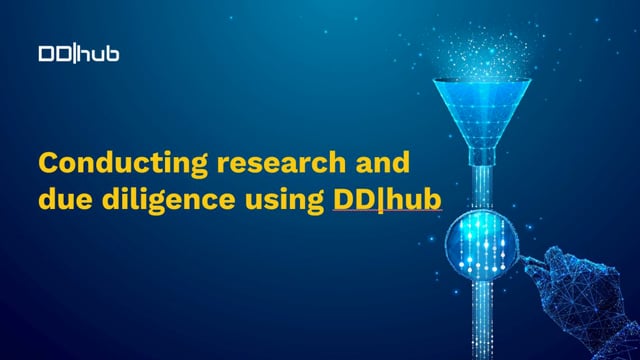 For advisers | DD|hub - Efficient Due Diligence
