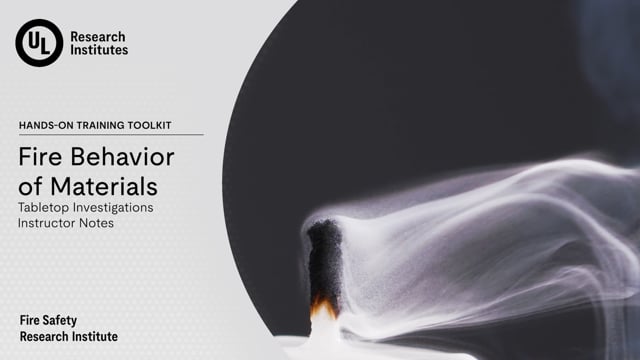 FSRI Fire Safety Research Institute | Training & Education