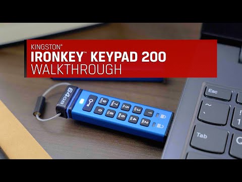 Kingston IronKey Keypad 200 8GB | USB key with PIN code | Hart4Technology