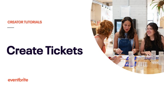 Video On How To Create Tickets