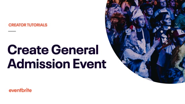 Video Tutorial With Audio On How To Create An Event