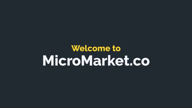 MicroMarket - The Government Micro Purchase Marketplace
